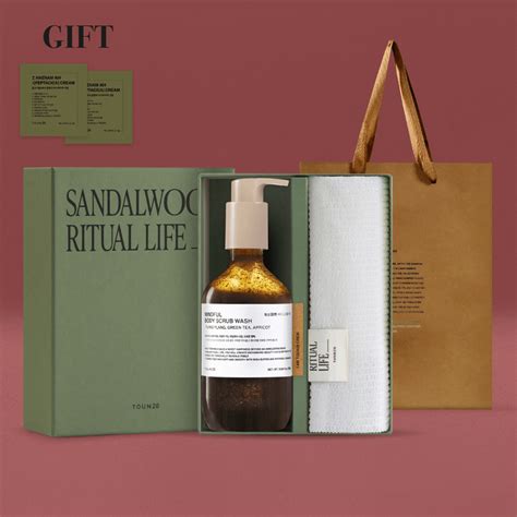 리추얼 선물세트 아로마틱 바디 스크럽 워시 세트바디스크럽워시300g샤워타월3종 중 택 1 감도 깊은 취향 셀렉트샵 29cm