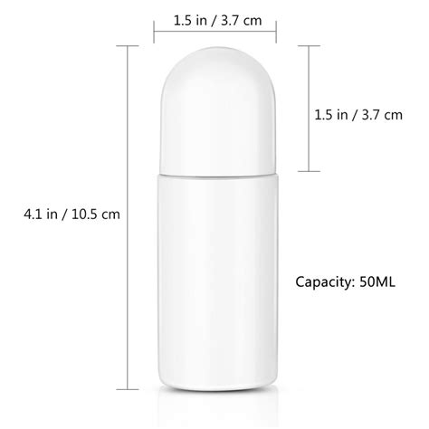 아로마 테라피 오일 병 리필 가능 롤러 병 향기 보관 튜브 롤링 메이크업 보관 바이알 빈 병 50ml 스킨케어 도구