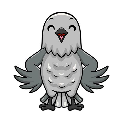 Cute Northern Mockingbird Cartoon Posing 26616848 Vector Art At Vecteezy