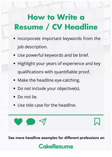 Top 10 Resume Profile Headline Examples To Elevate Your Job Application Dailyagnishikha