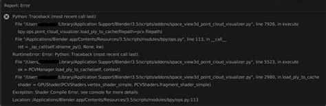 Troubleshooting Point Cloud Visualizer Plugin In Blender Rblenderhelp