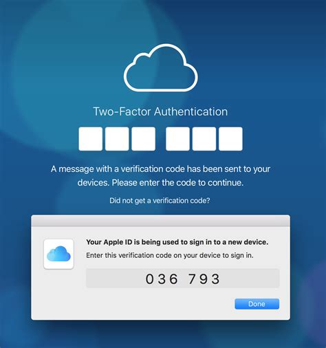 Icloud Two Factor Auth Code Sent To Same Device Ask Different