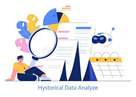 Forecasting Flat Vector Illustration Stock Vector Illustration Of Insight Report 354412589