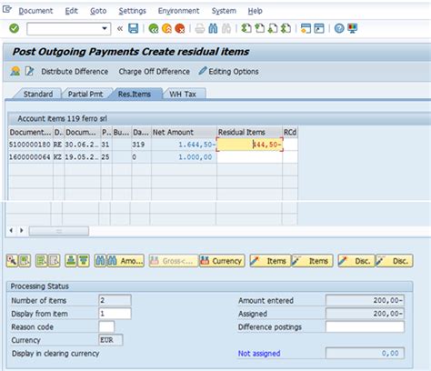 Outgoing Payment In Sap Fico