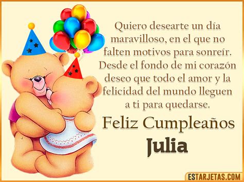 Feliz Cumplea Os Julia Im Genes Gif Tarjetas Y Mensajes