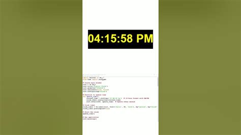 Digital Clock Using Python Tkinter Coding Education Python Project