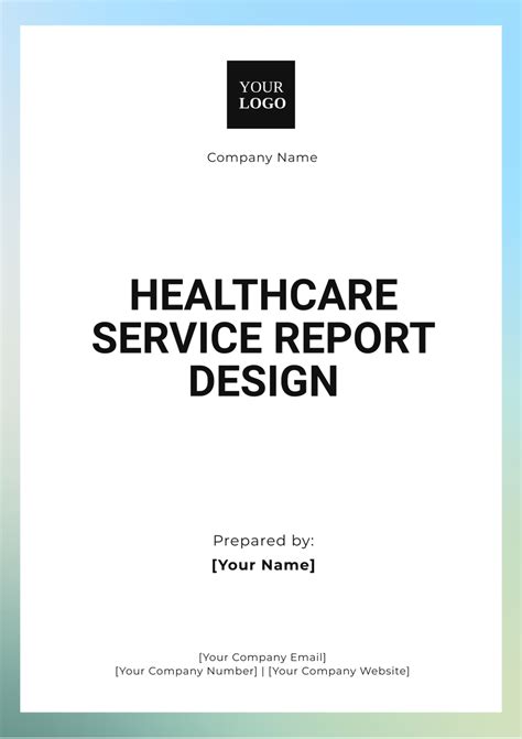 Free Service Report Template To Edit Online
