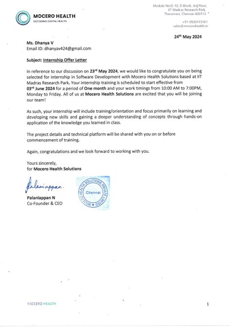 Dhanya V On Linkedin Internship Softwaredevelopment Iitmadras