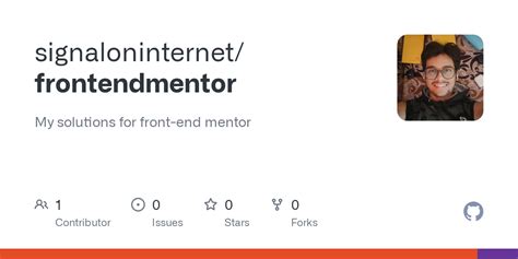 Github Signaloninternetfrontendmentor My Solutions For Front End Mentor