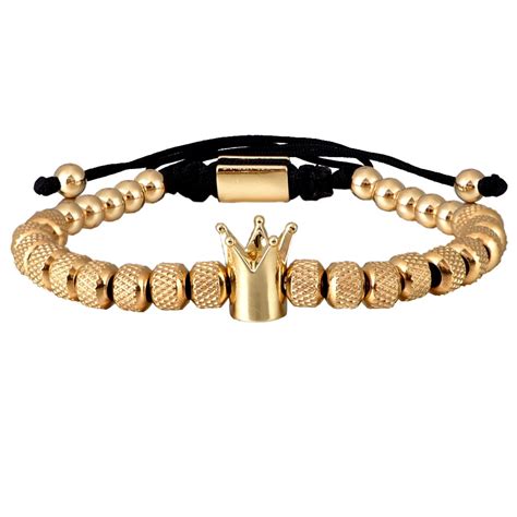 Roman Numeral Royal Crown Bracelet Set Onassis Krown