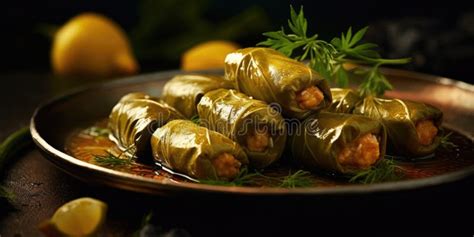 Dolma Close Up A National Dish Dolma Cabbage Rolls Sarmale