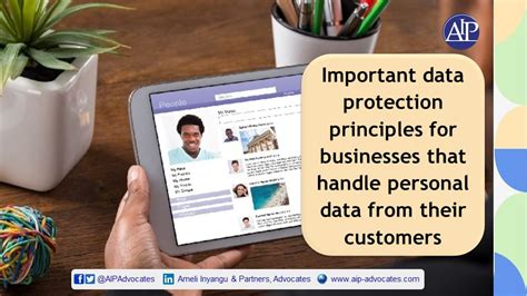 Important Data Protection Principles For Businesses That Handle Personal Hassan Wesonga