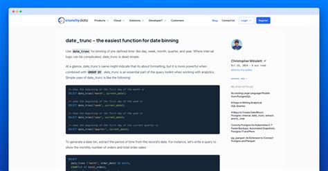 4 Ways To Create Date Bins In Postgres Crunchy Data Blog