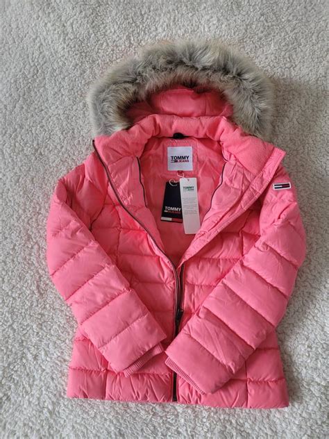 Теплая зимняя куртка пуховик Tommy Hilfiger Jeans Original Xs — цена 4500 грн в каталоге