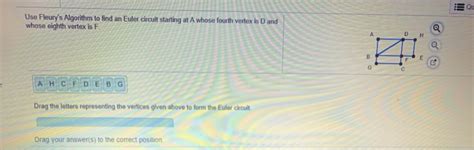 Solved Homework 142 Hw Euler Paths Euler Circuits Score