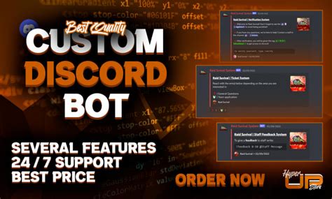 Make A Custom Discord Bot By Hyperupstore Fiverr