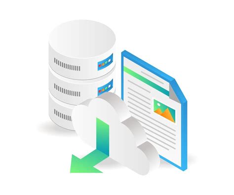 Big Data Storage Cloud Server 12446299 Vector Art At Vecteezy