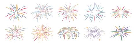 Premium Vector Exploding Fireworks Festive Firecracker