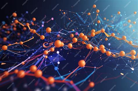 Premium Ai Image Big Data Visualization Social Network Or Business Analytics Representation