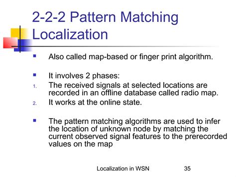 Localization In Wsn Ppt