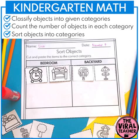 Classifying And Sorting Objects Worksheets Math Activity For Kindergarten Made By Teachers