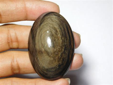 Natural Fire Sheen Rainbow Obsidian Cabochonsloose Stone Quality Handmade Cabochons 100