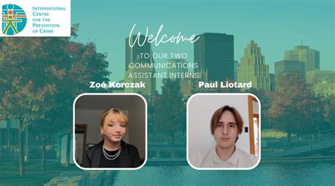Two New Icpc Interns International Centre For The Prevention Of Crime