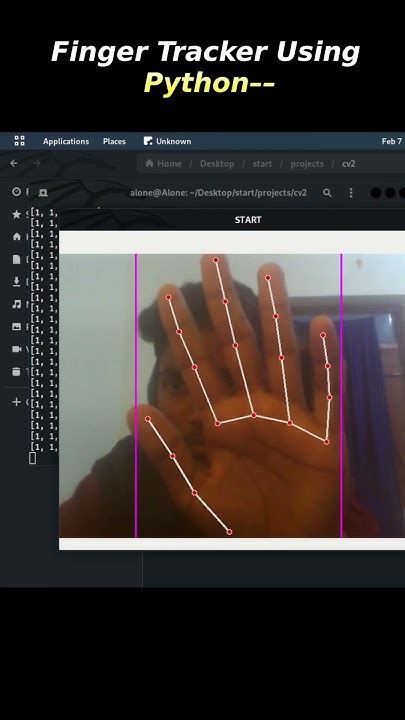 Finger Tracker Using Python Youtube