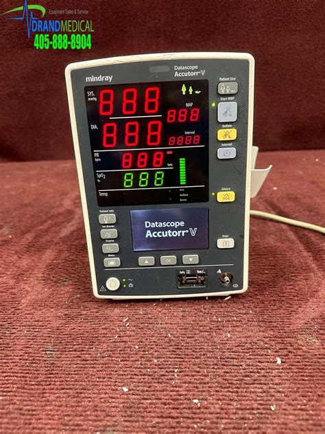 Mindray Datascope Accutorr V Vital Signs Monitor Medsold