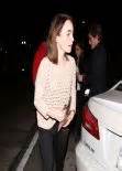 Lily Collins Night Out Style February 2014 • Celebmafia