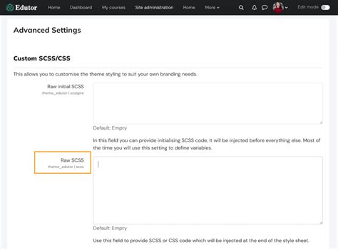 The Best Way To Customise A Boost Based Moodle Themes Default Styling