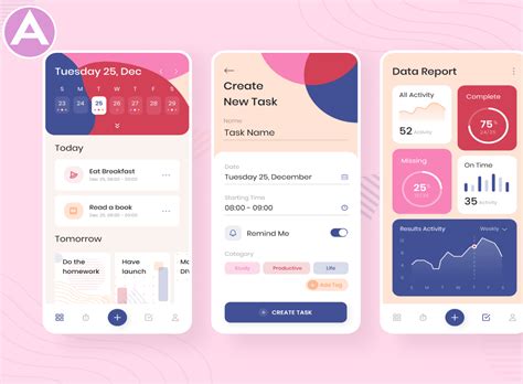 UI UX Design For To Do List App Exploration By Alina Shah On Dribbble