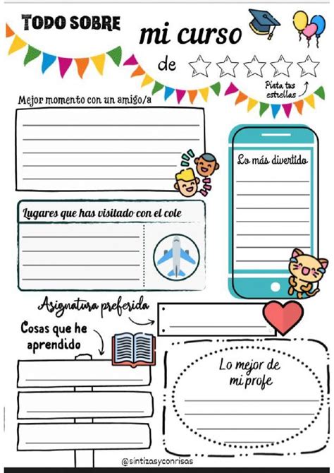 Todo Sobre Mi Curso Worksheet Proyectos De Química Actividades Para