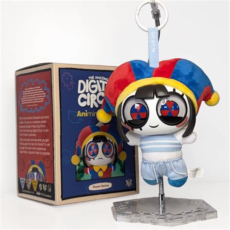 The Amazing Digital Circus Pomni Animiniz Pendantz Premium Plush Keych