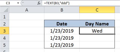 Excel Formula Get Day Name From Date Excelchat