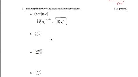 Polynomial Long Division And Negative Exponenets Quiz Youtube