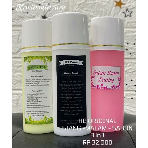 Jual Paket Hb Green Tea Hb Dosting Lation Green Tea Original 3in 1