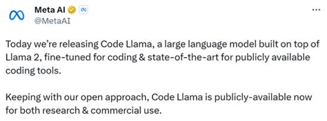 官方的code Llama开源：免费商用，神秘版本接近gpt 4 知乎