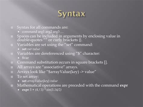 Ppt Tcl Scripting Language Powerpoint Presentation Free Download