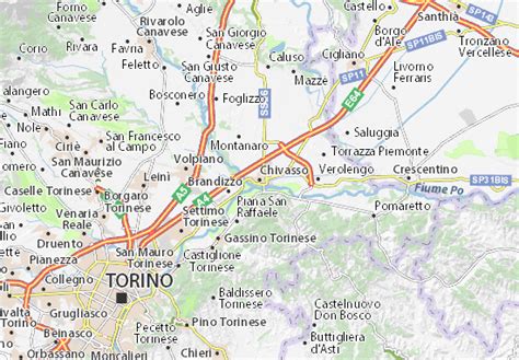 Michelin Chivasso Map Viamichelin