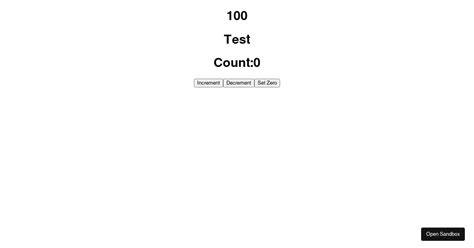 Usereducer Counter Example Codesandbox