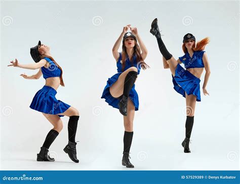 Beautiful Triplets Dancers Stock Image Image Of Adult 57529389