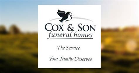 Ruby L McDaniel Obituary May 18 2014 Cox Son Funeral Homes