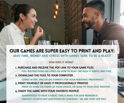 Sweet And Sexy Bonding Cards Date Night Game Instant Download Couples