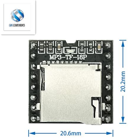Cina Harga Rendah DFPlayer Mini MP Player Modul MP Papan Dekode Suara Mendukung Kartu TF U