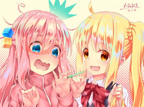 Gotou Hitori And Ijichi Nijika Bocchi The Rock Drawn By Mewiburu Danbooru