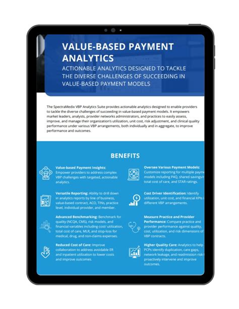 Value Based Analytics Spectramedix