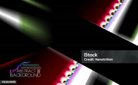 추상 네온 빛나는 밤 도시 불빛 하이테크 미래 기술 배경 빨간색과 검은색 디자인 미래의 거리 그림입니다 브로셔 표지 0명에 대한