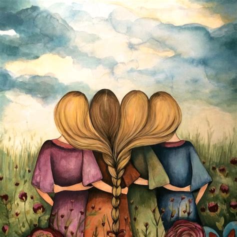 Four Sisters Art Etsy