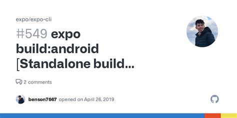 Expo Build Android Standalone Build Failed Issue Expo Expo Cli GitHub